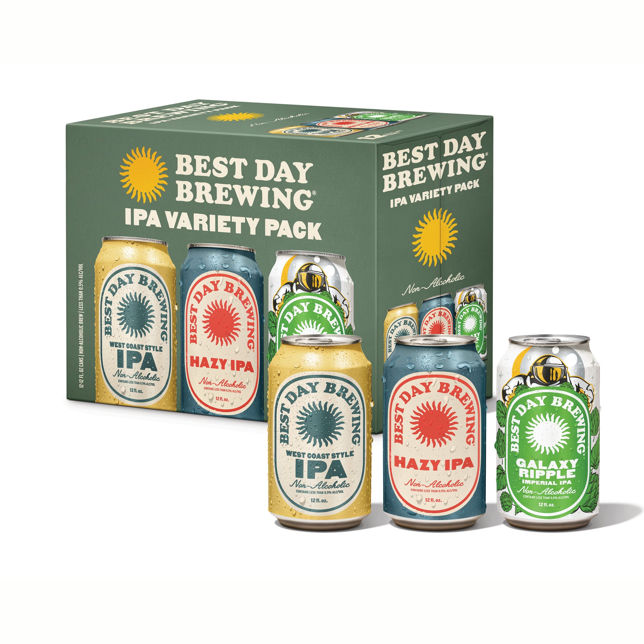 Shop Craft Non-Alcoholic Beer – Best Day Brewing