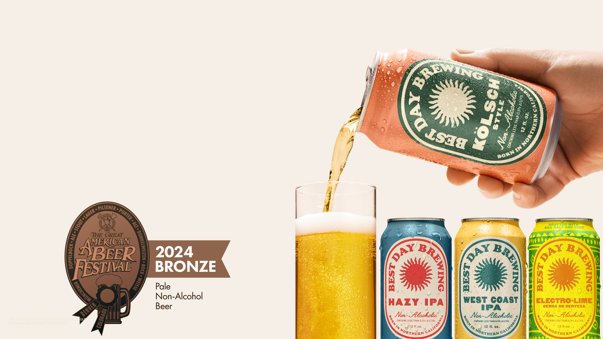 Shop Craft Non-Alcoholic Beer – Best Day Brewing